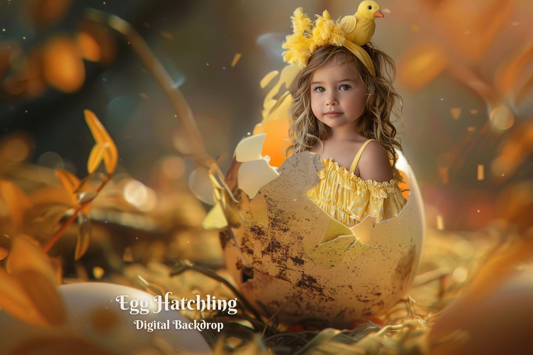 Little Hatchling Digital Backdrop Friendly Animals Digital Background for Nature and Animal ...