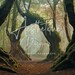 Magical Tree Portal Digital Backdrop Fantasy Land Digital Background ...