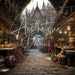 Medieval Flea Market Digital Backdrop Old Appliances Market Digital ...
