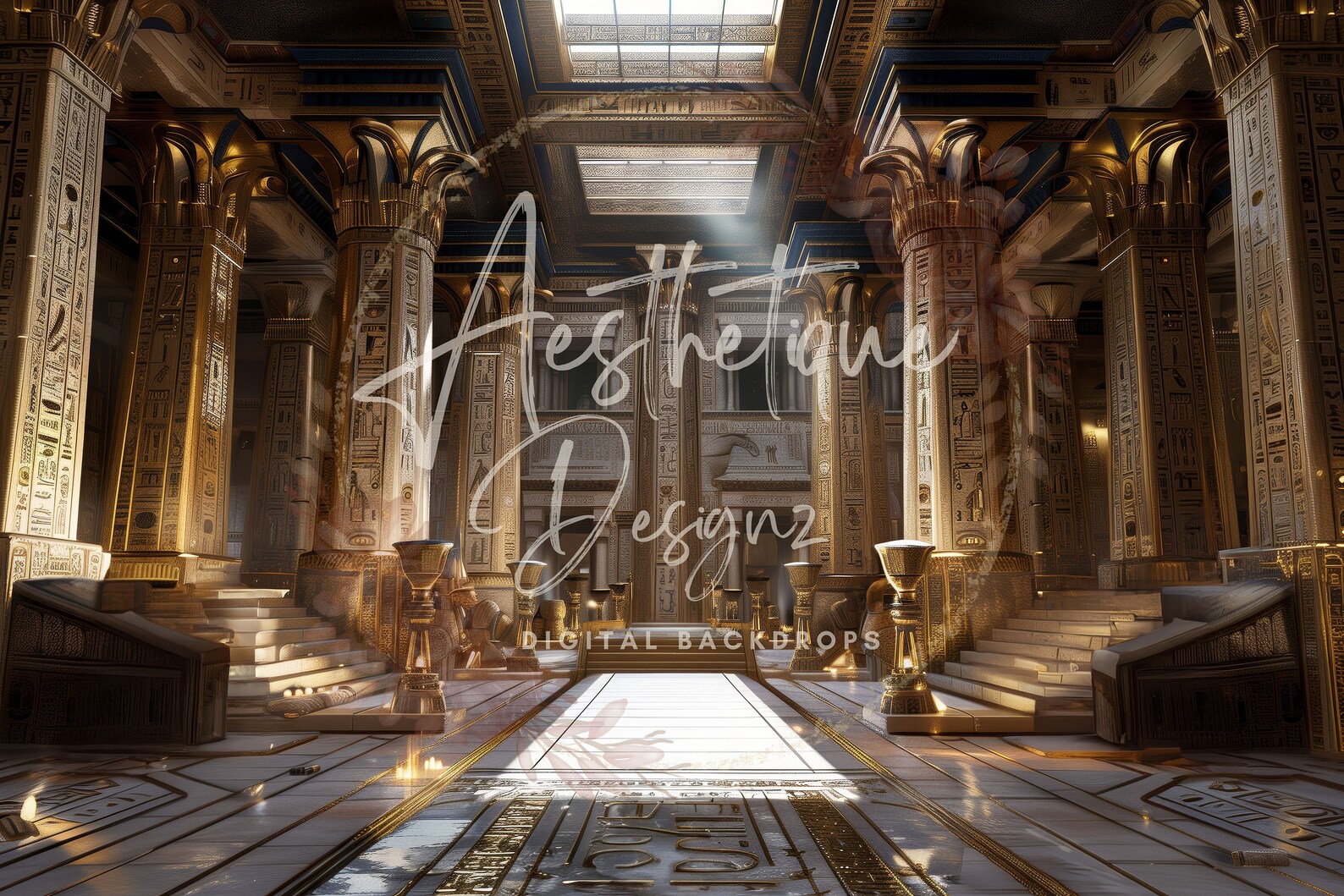 Ancient Pyramid Hieroglyphics Digital Backdrop Egyptian Pyramid Digital ...