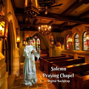 Small Praying Chapel Digital Backdrop Power of Prayer Digital ...