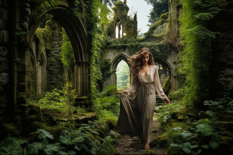 60 Abandoned Castle Digital Backdrops Urban Decay Photography ...