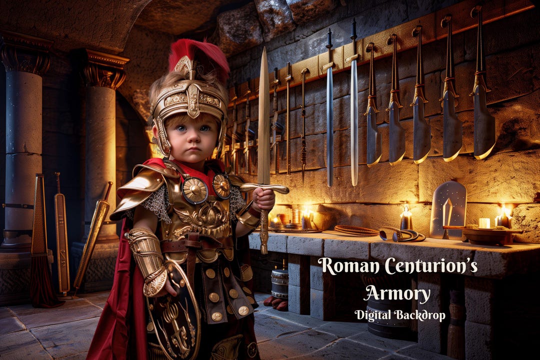 Roman Centurion’s Armory Digital Backdrop Biblical Setting Digital ...