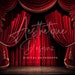 Center Stage With Red Velvet Curtains Digital Backdrop Magician ...
