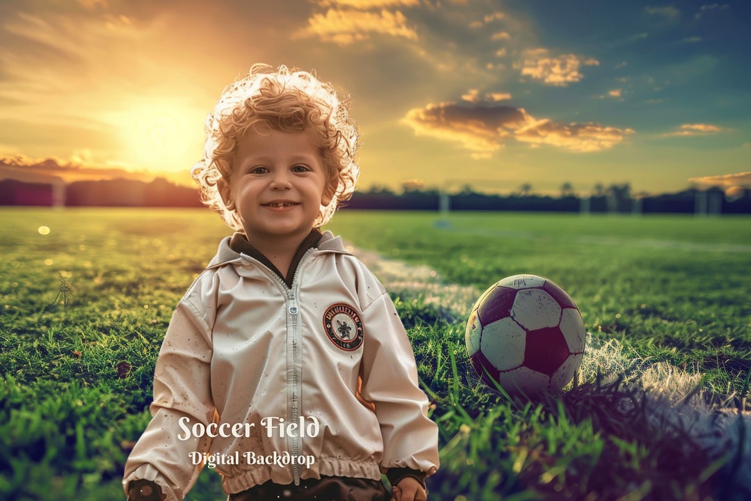 Soccer Field Digital Backdrop for Professional Soccer Player Composite ...