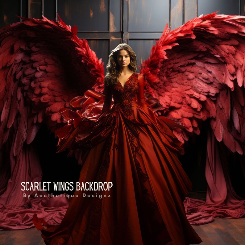 123 Multi-color Wings Digital Background Giga Pack Fantasy - Etsy