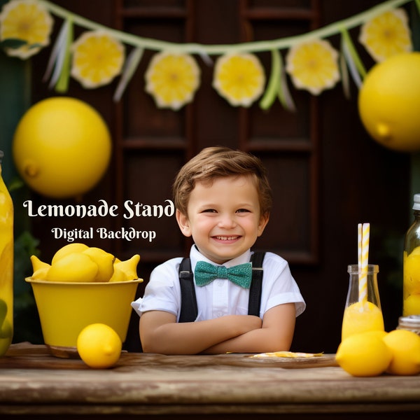 Lemon Backdrop - Etsy