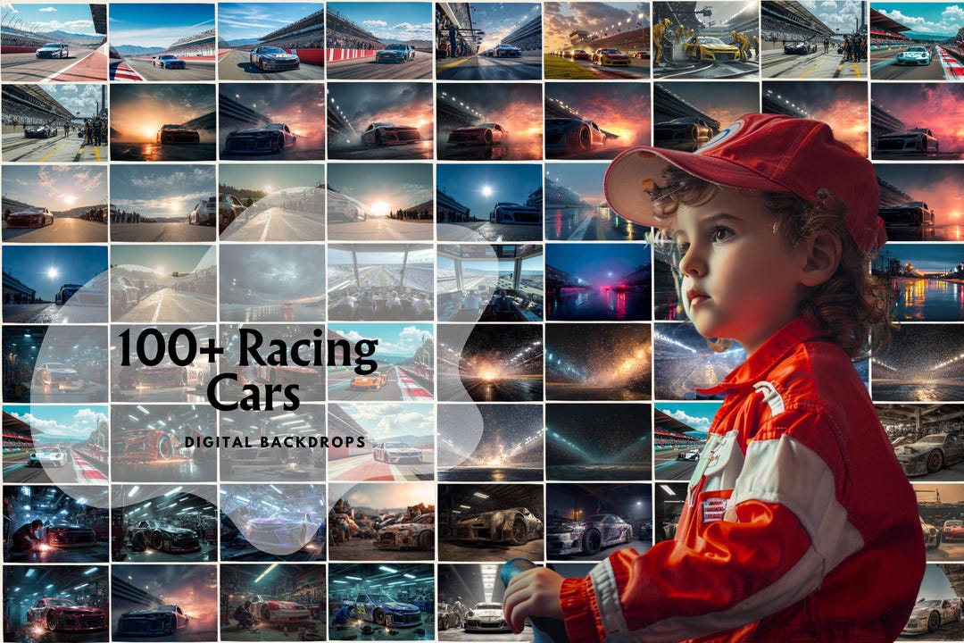 100+ Racing Digital Backdrop for Formula Driver Photography Background ...