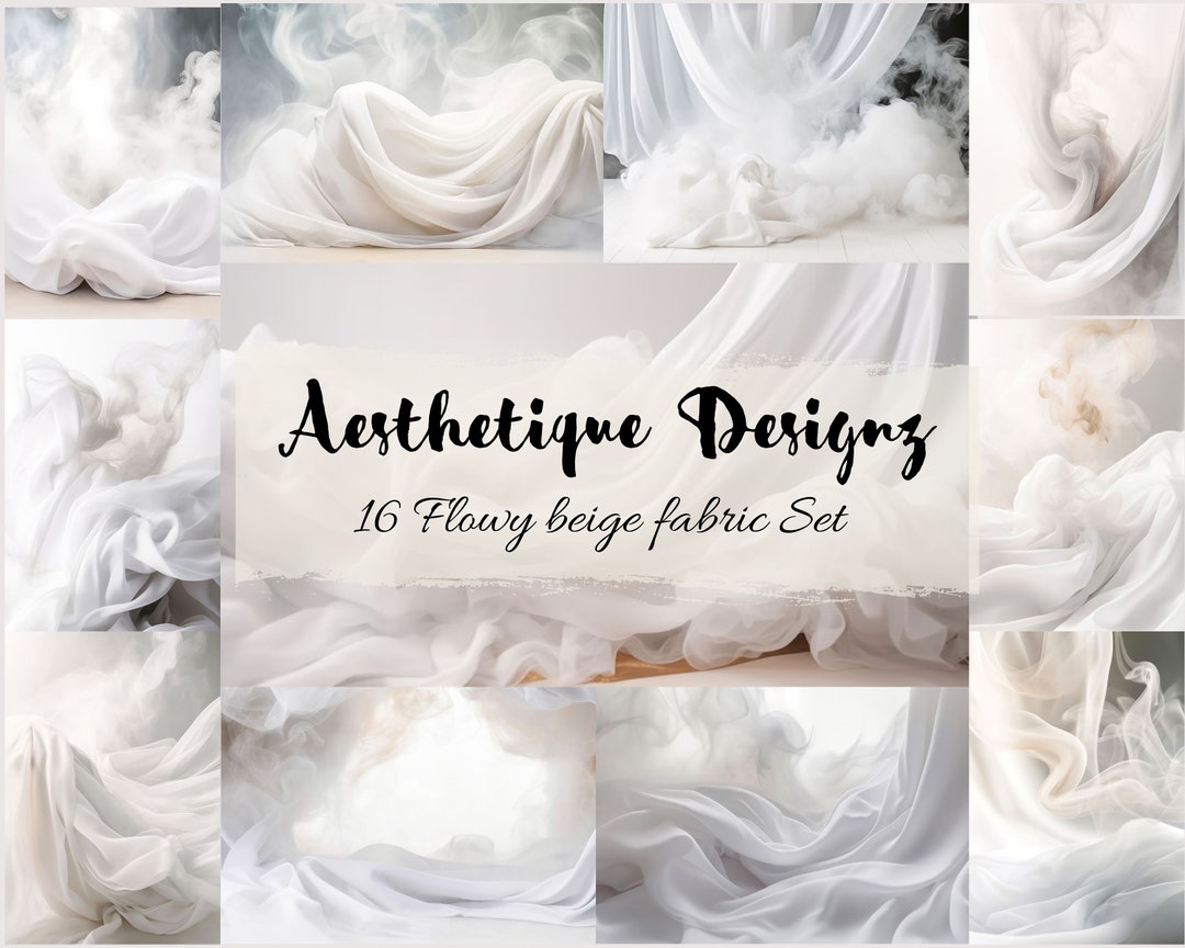 16 White Flowy Fabric Digital Photo Backdrop Maternity Digital Backdrop ...