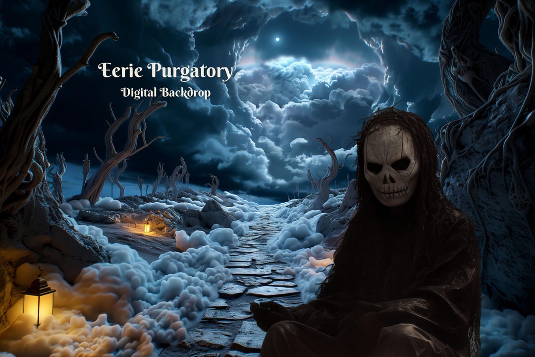 Eerie Purgatory Digital Backdrop for End of the World Composite Image ...