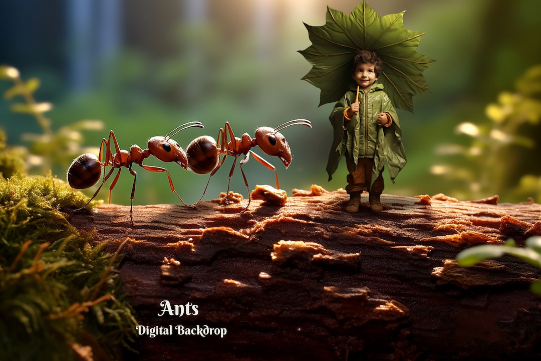 Ants Digital Backdrop Life of a Bug Photo Background for Giant Ants in ...