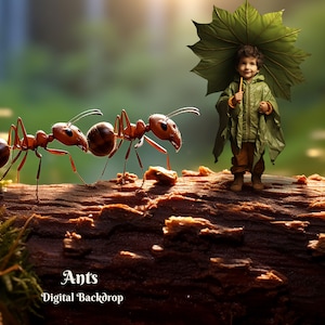 Ants Digital Backdrop Life of a Bug Photo Background for Giant Ants in ...