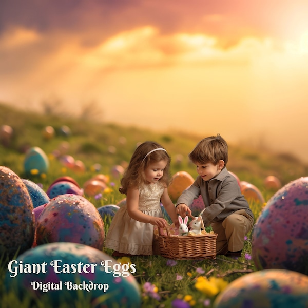 Easter Egg Backdrop - Etsy