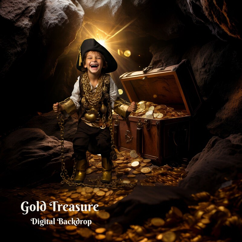 Gold Treasure Chests - Etsy