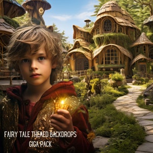 132 Fairy Tale World Digital Backdrops GIGA PACK Fantasy Photography ...
