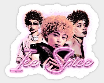 ICED SPICE Holographic Parody Sticker - Etsy