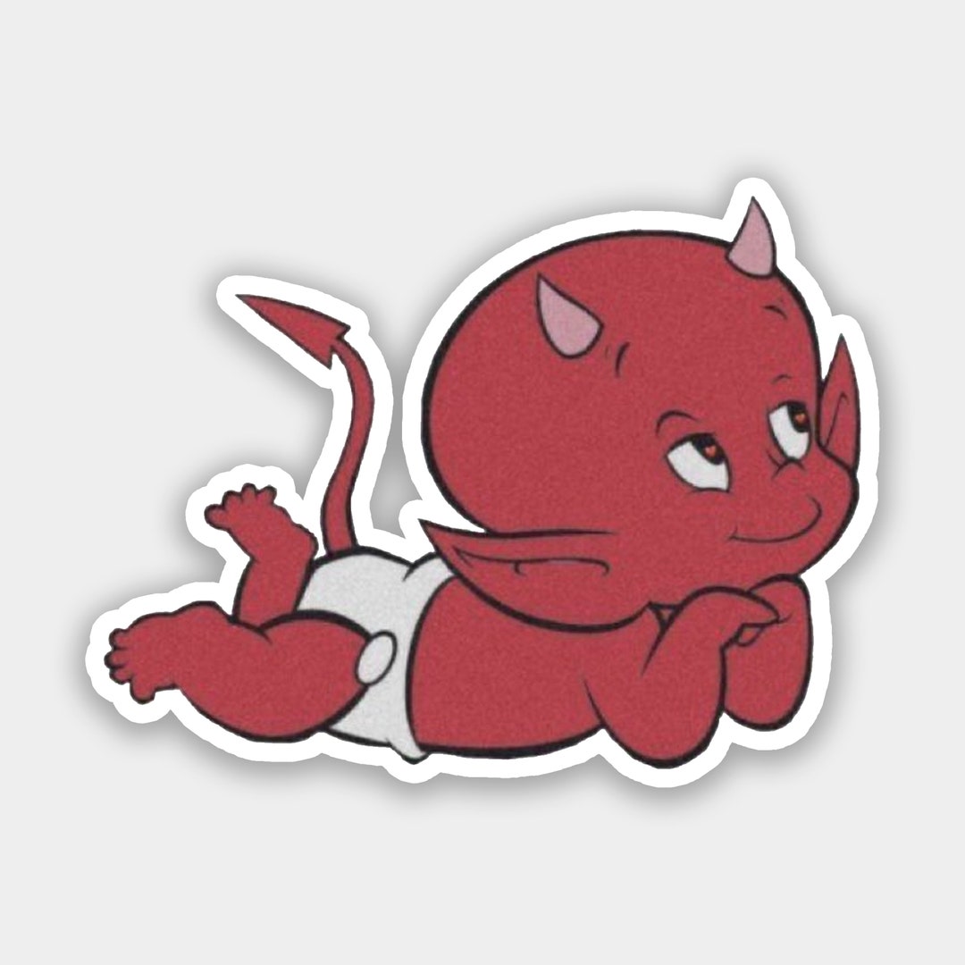 Baby Devil Sticker - Etsy