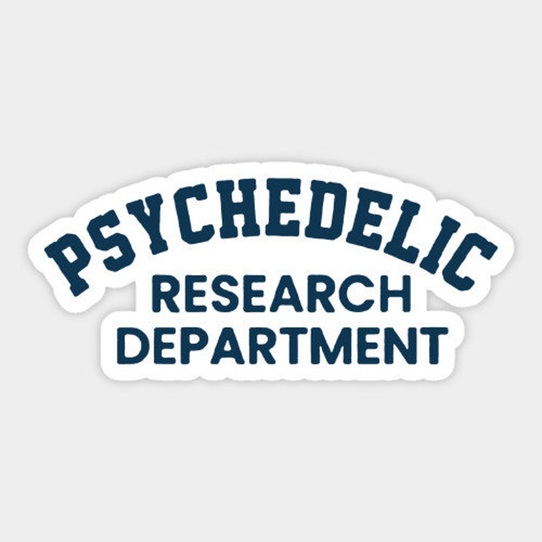 Psychedelic Research Department Sticker - Etsy