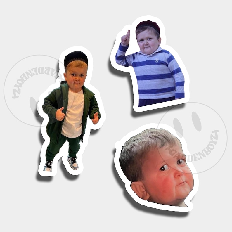 Hasbulla Sticker Pack | 3 Funny Hasbulla Stickers - Etsy