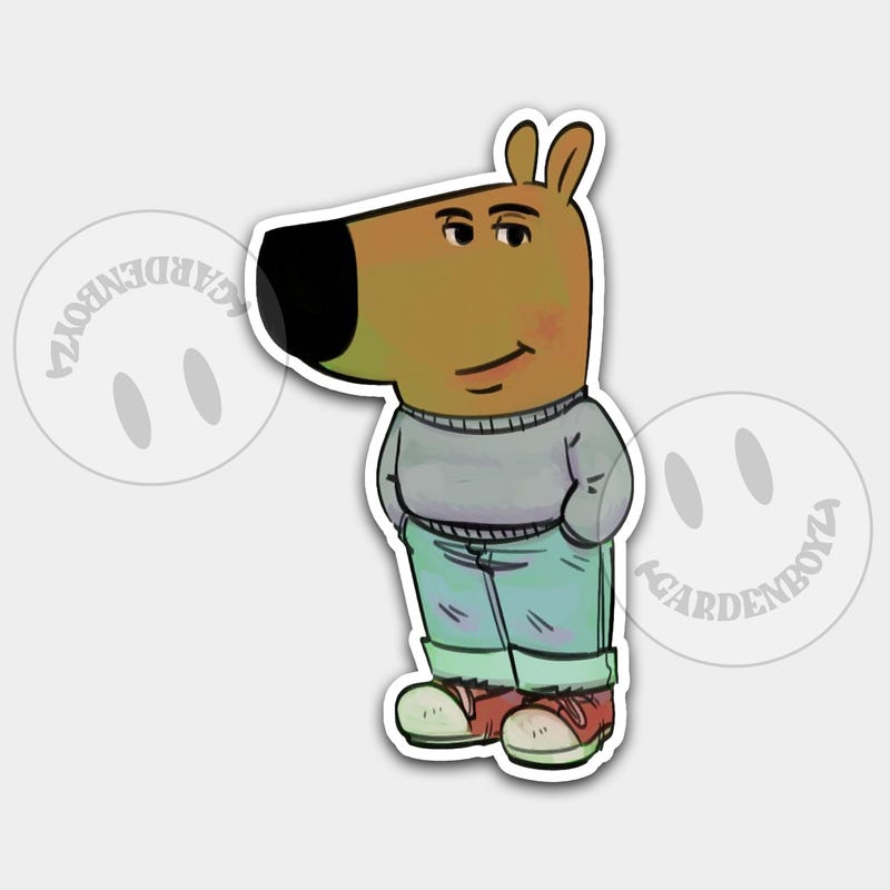 Chill Guy Meme Sticker - Etsy
