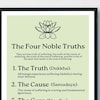 The Four Noble Truths Print - a Digital Downloadable Poster - Light ...