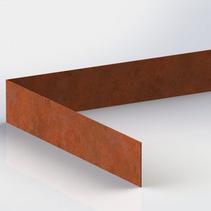Corner Edging Garden Lawn Edging Corten Edging Metal - Etsy
