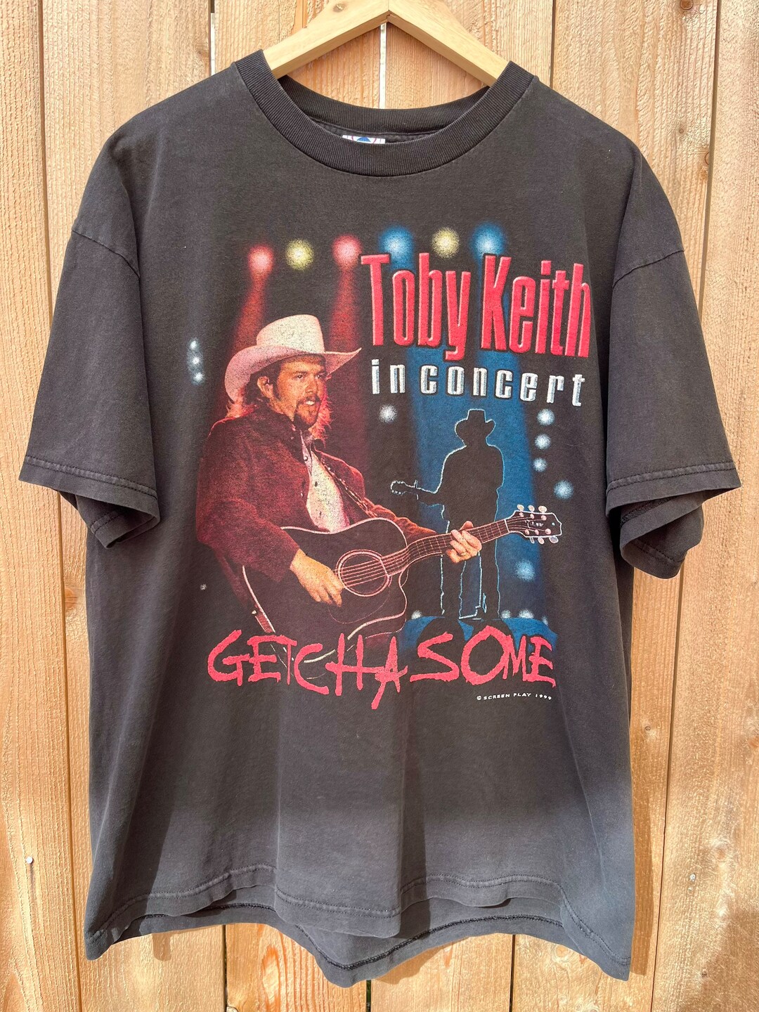 1999 Toby Keith getcha Some Tour Shirt - Etsy
