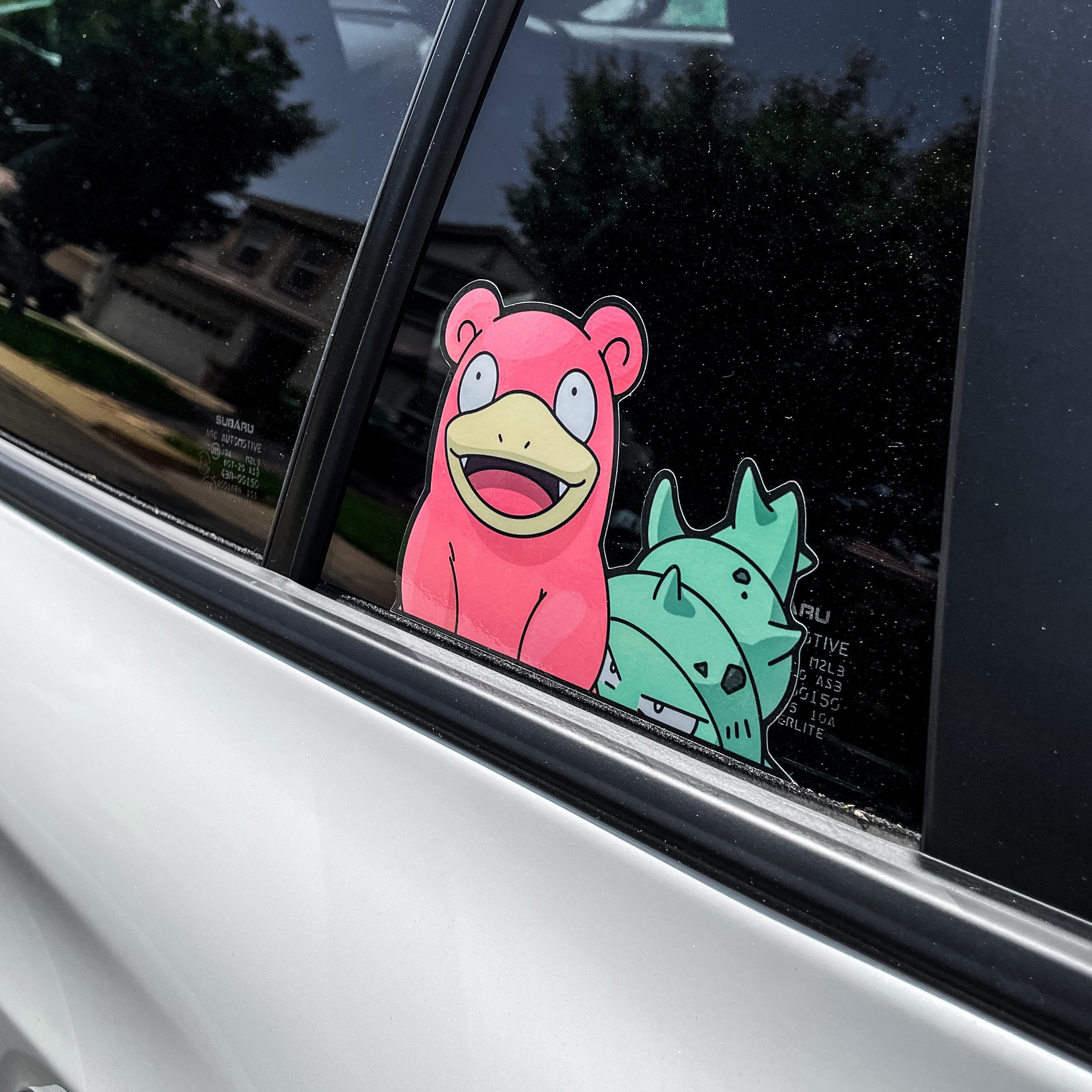 Slowbro Pokémon Peeker Sticker - Etsy