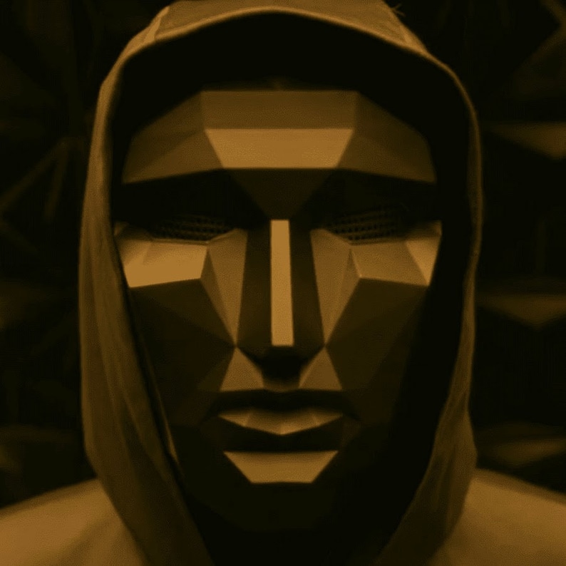 Squid Games Wearable Frontman Mask - Etsy