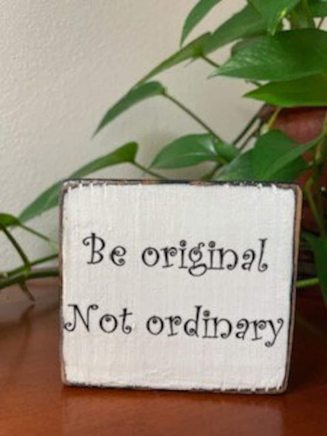 Encouraging Shabby Chic Cutesy Shelf Sitter Sign - Etsy