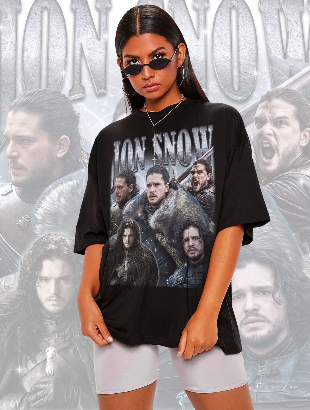 Jon Snow T-shirt, Jon Snow Sweatshirt, Jon Snow Hoodie, Snow Team,game ...