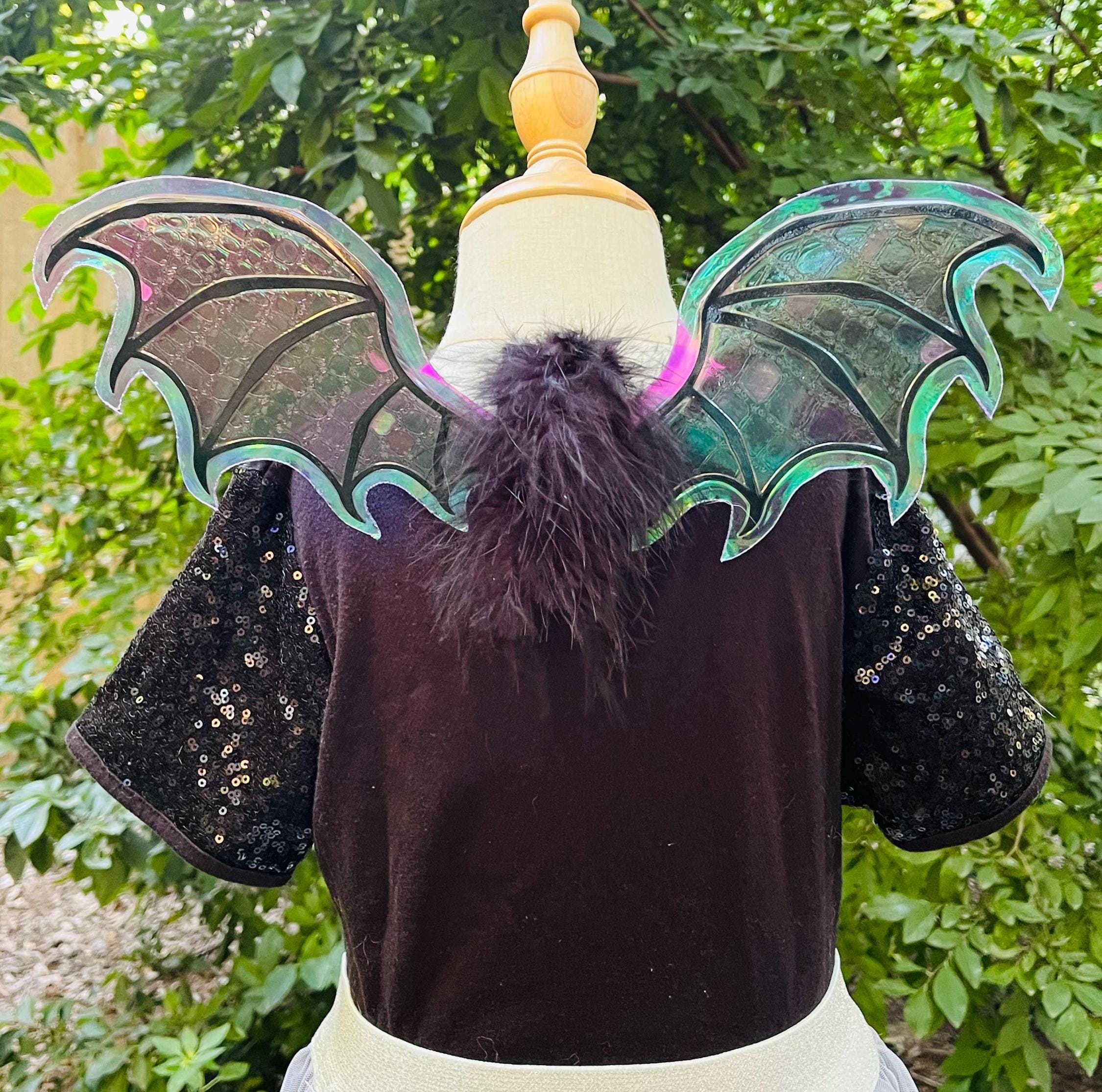 Clip on Bat Dragon Wings for Kids Child Size Small Dog Harness Witch ...