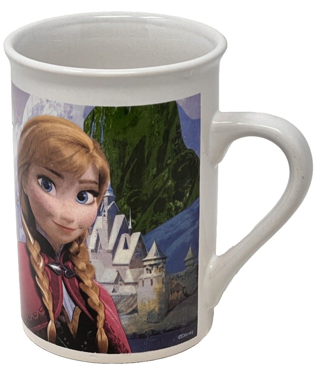 Frozen Movie 2014 Disney Olaf Elsa Anna Hot Chocolate Coffee Cup White ...