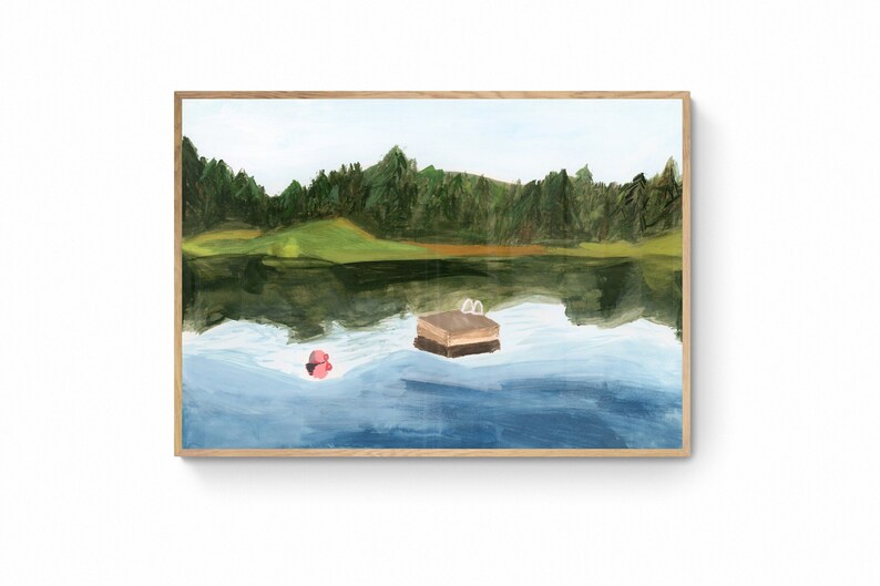 Floating Art Print - Etsy