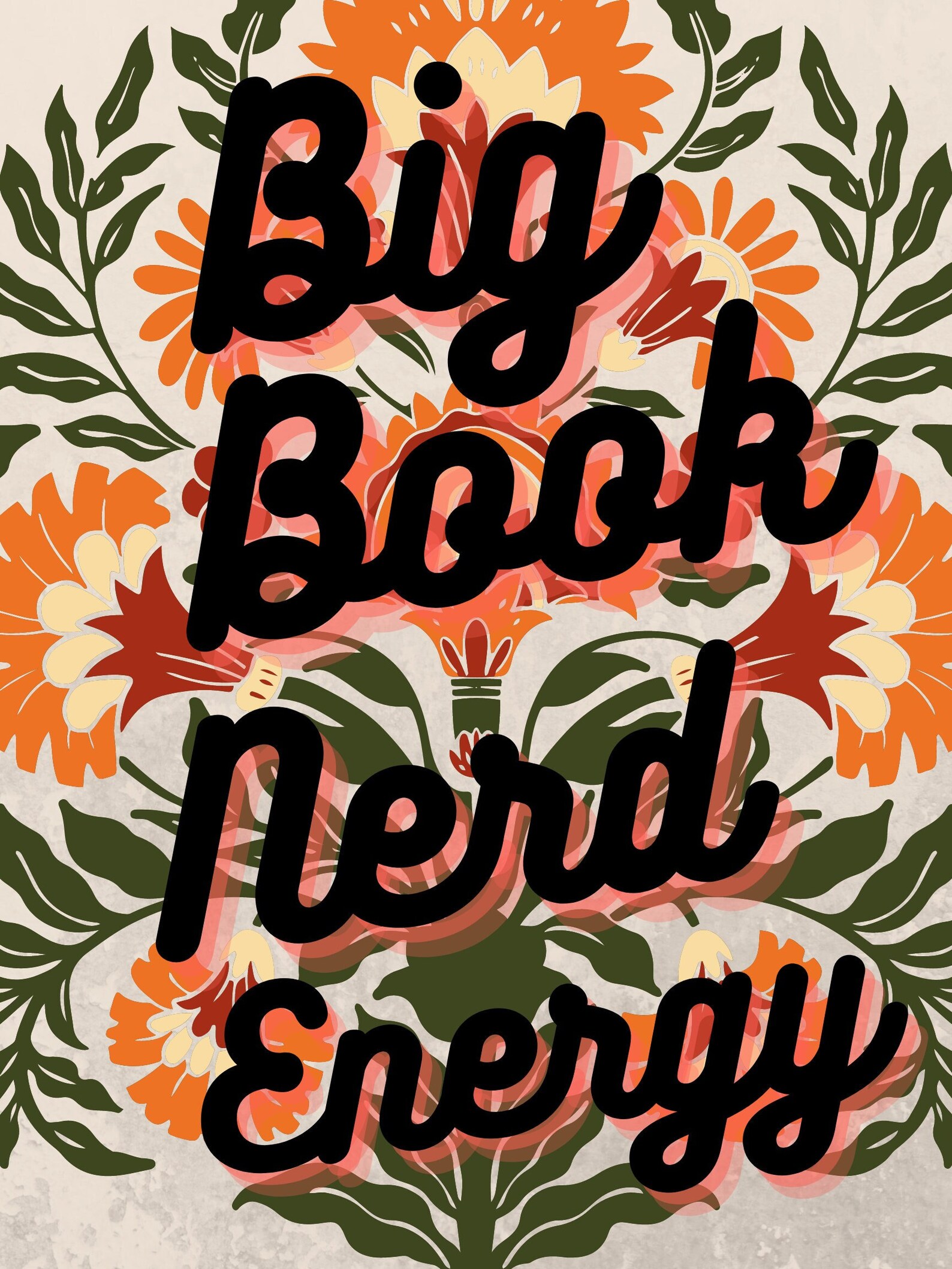 Digital Download Big Book Nerd Poster - Etsy