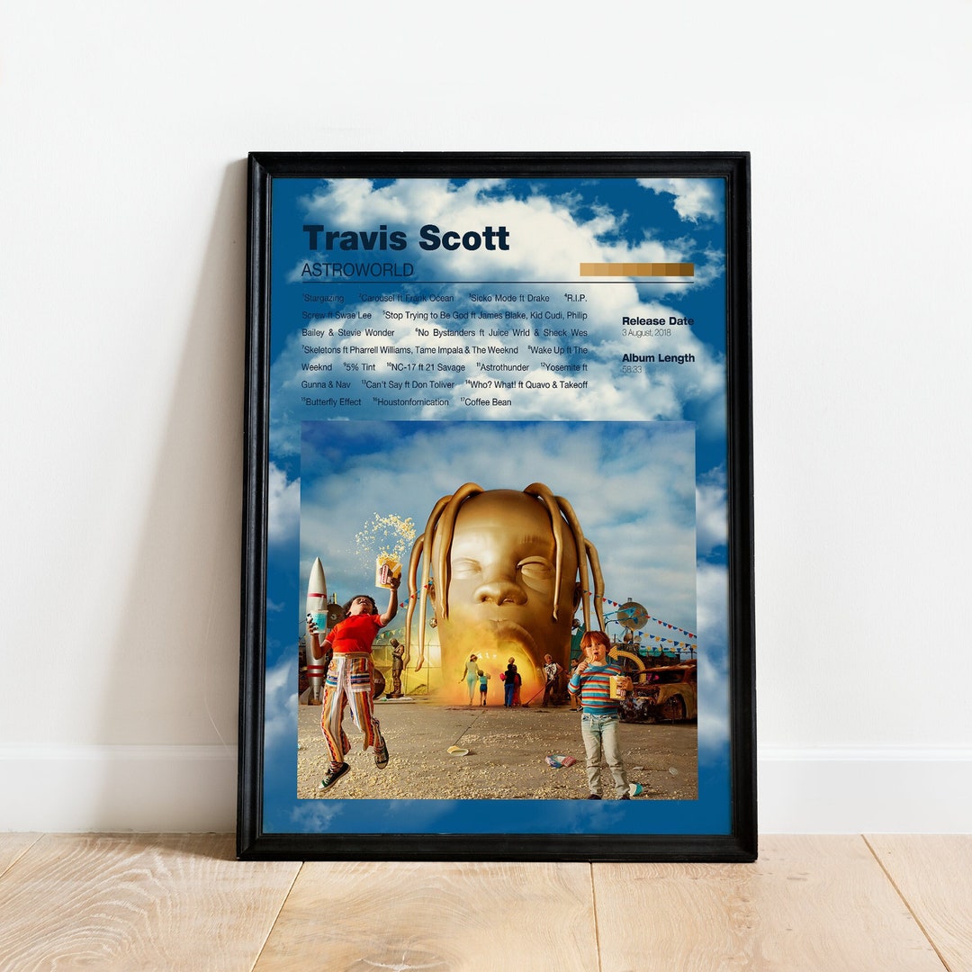 Travis Scott astroworld Album Poster Color - Etsy