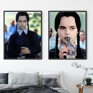 Addams Family Gothic Poster Set, Addams Family Wall Art, Home Decor ...