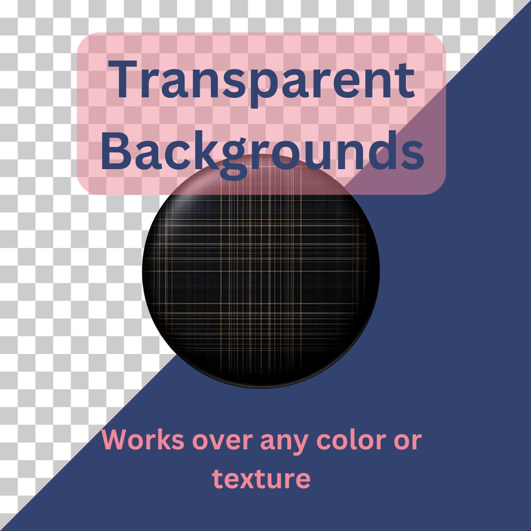 Black Plaid Circle Clipart Bundle - Perfect Designs for Scrapbooking ...