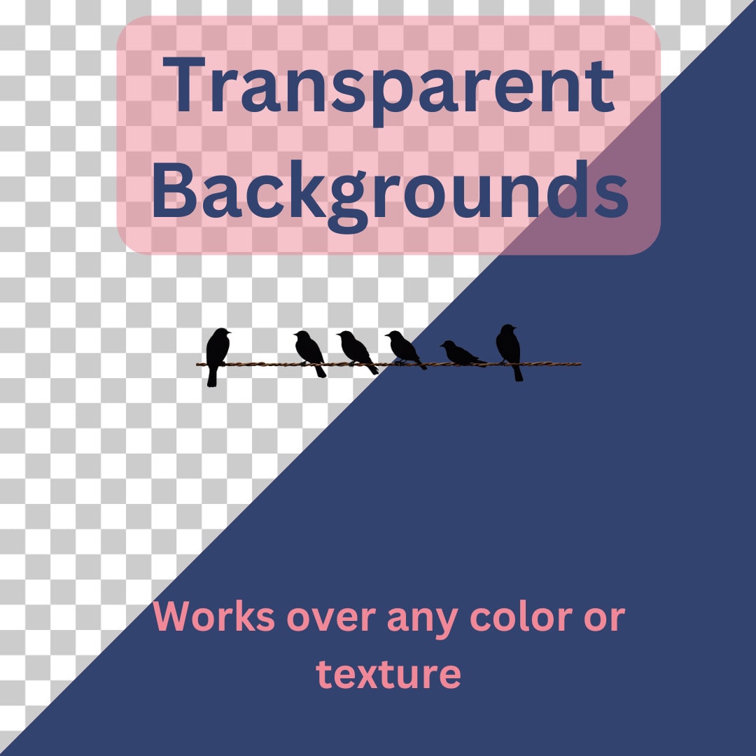 Wrought Iron Birds on a Wire Clipart Bundle - 10 PNG & SVG Files for ...