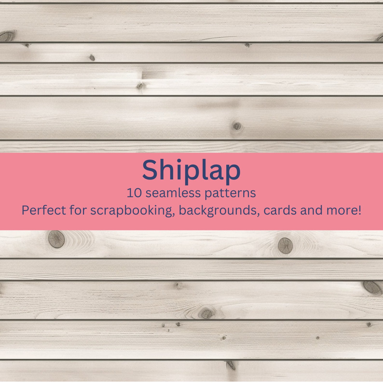 10 Digital Seamless Shiplap Patterns: Even More Rustic Wood Designs for ...