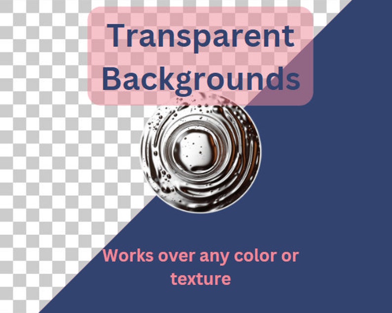 Unique Liquid Metal Circle Clipart Bundle, PNG & SVG, Even More Designs ...