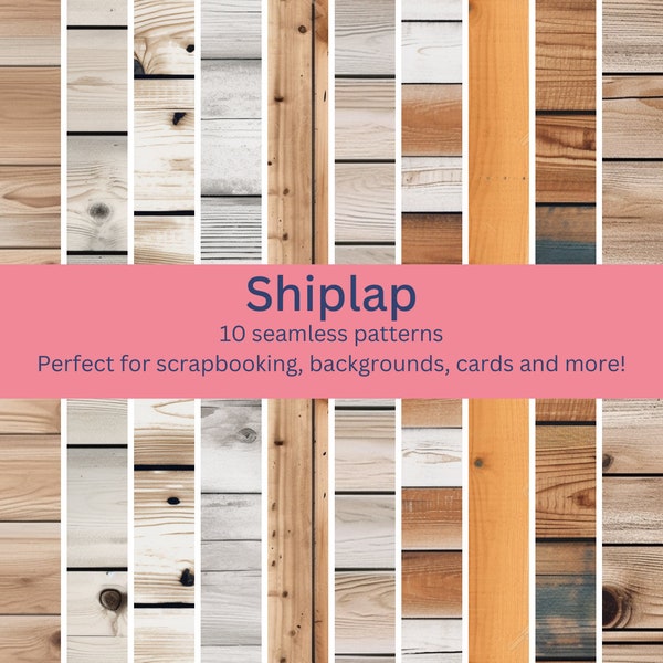 Textured Shiplap Wallpaper - Etsy