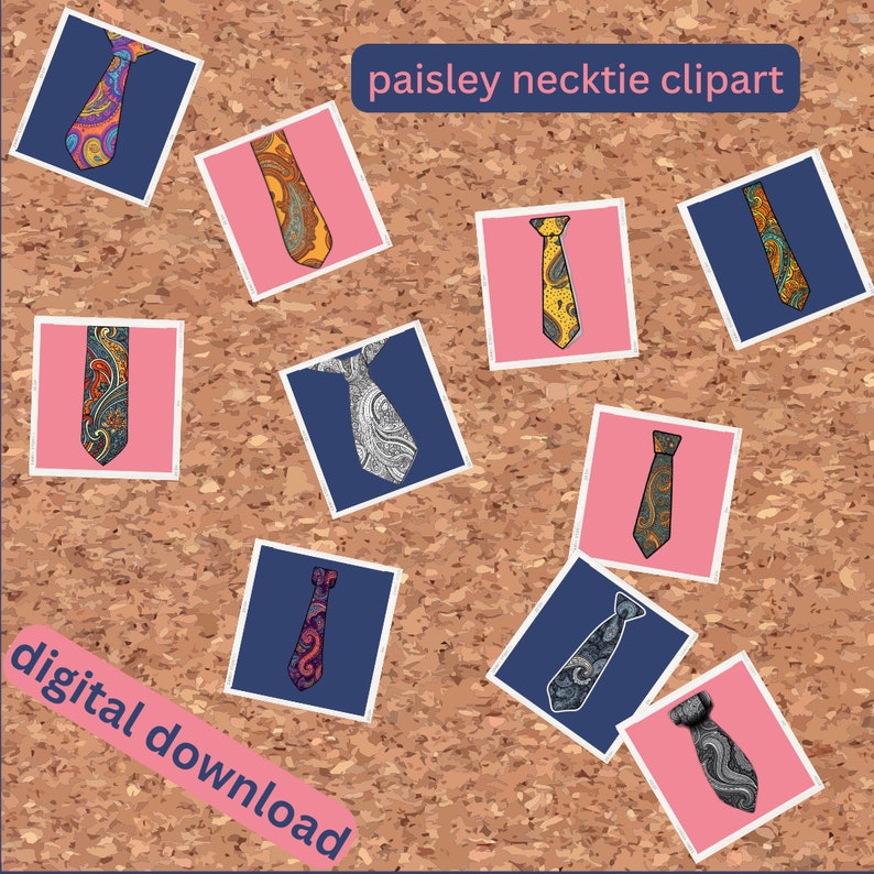 Versatile Necktie Clipart Bundle - PNG & SVG Files for Father's Day ...