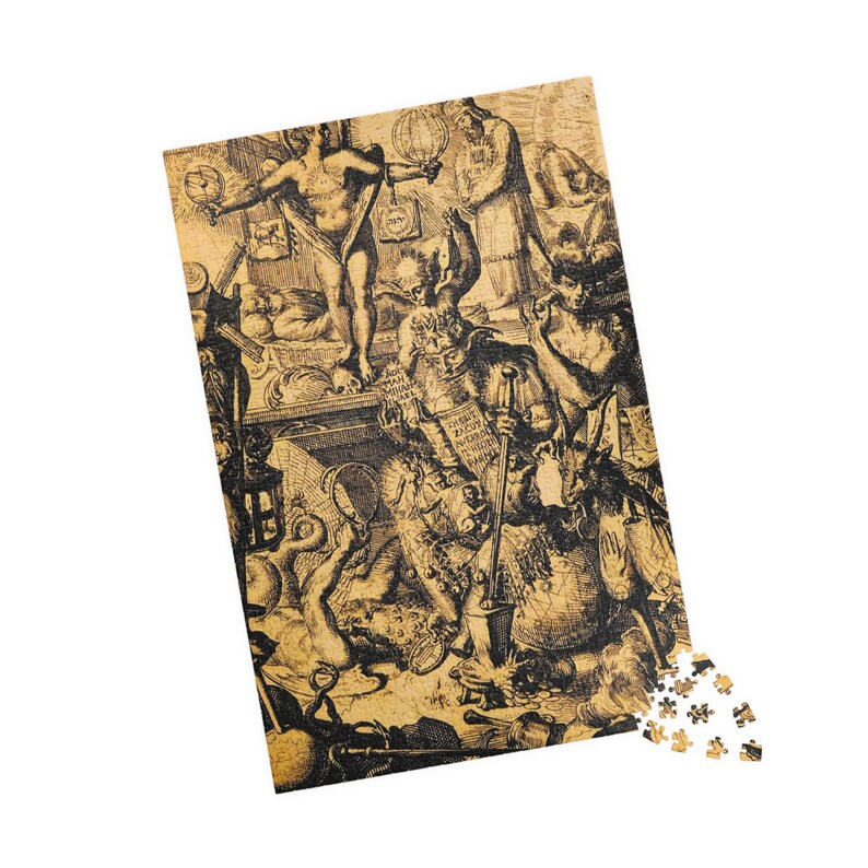 Renaissance Satanic Art Puzzle - 110, 252, 520, 1014-piece | Mysterious ...