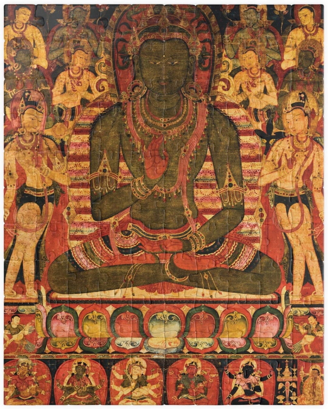 Transcendent Buddha Amoghasiddhi Puzzle - 110/252/520/1014 Piece Jigsaw ...