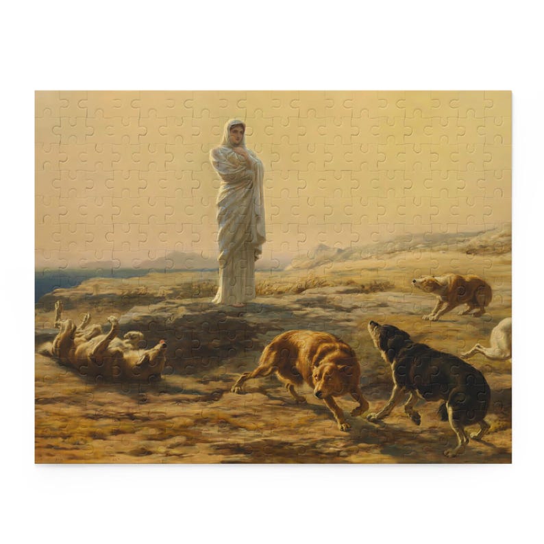 Pallas Athena and the Herdsman's Dogs Puzzle - 120, 252, 500-piece ...