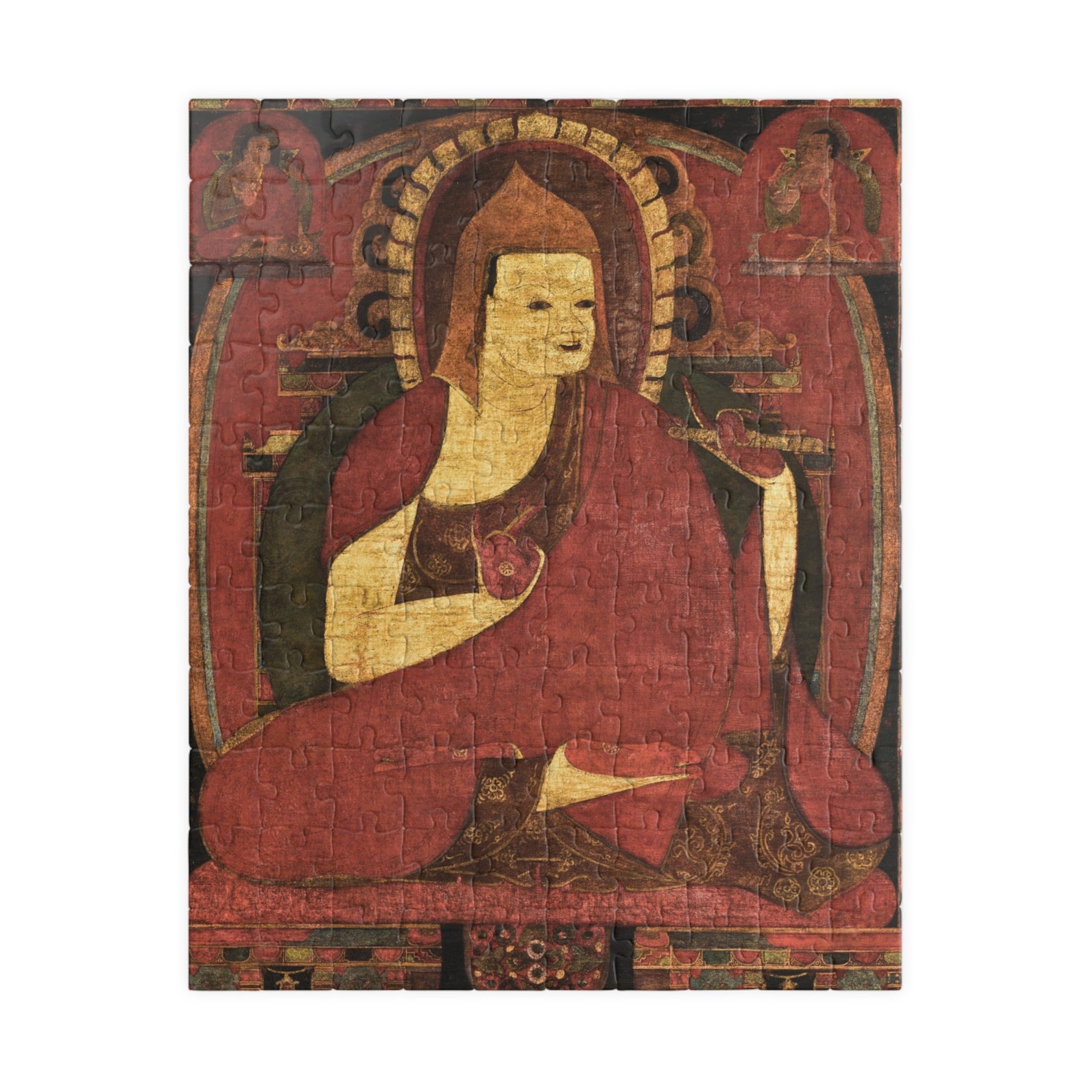 Atisha Tibetan Monk Portrait Puzzle | Vertical Jigsaw - 110, 252, 520 ...