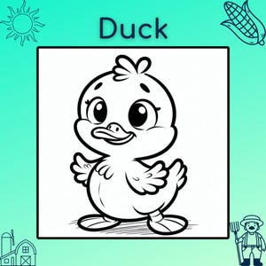 39 Farm Coloring Pages | Printable Coloring Pages | PDF A4 and 8.5x11 ...