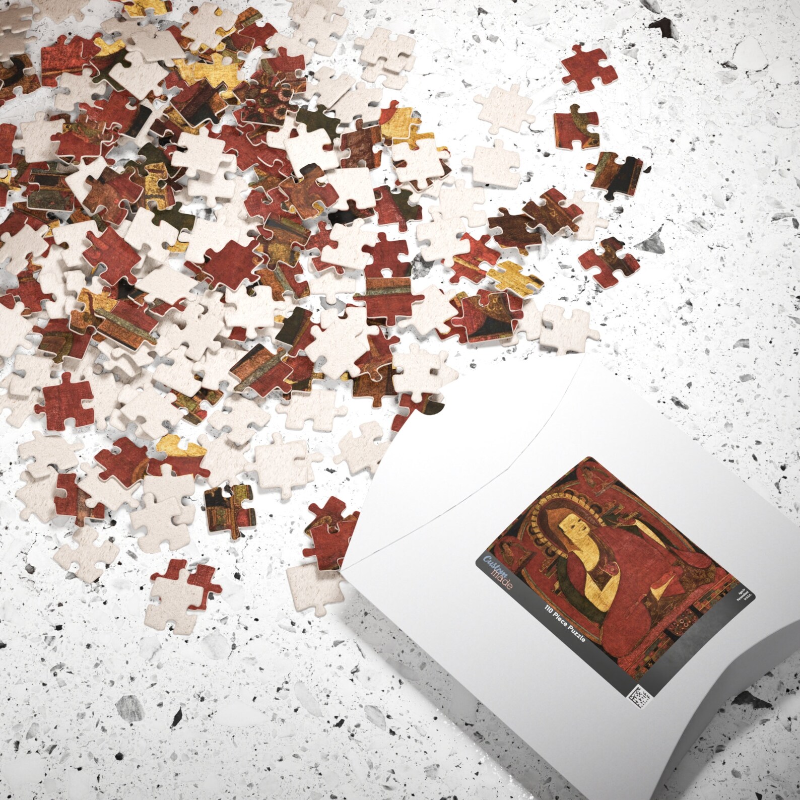 Atisha Tibetan Monk Portrait Puzzle | Vertical Jigsaw - 110, 252, 520 ...