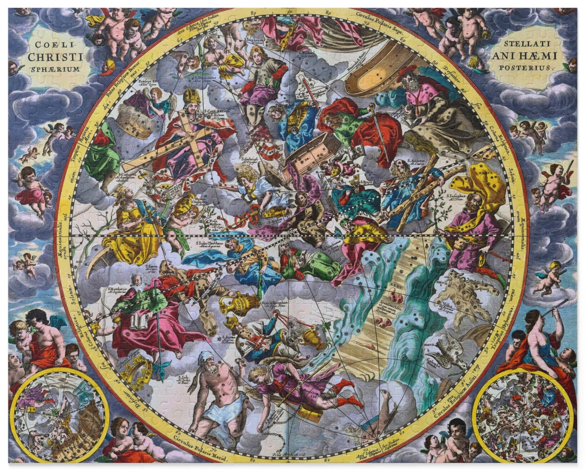 Cellarius Christian Star Chart Puzzle - 120/252/500 Pieces Jigsaw ...